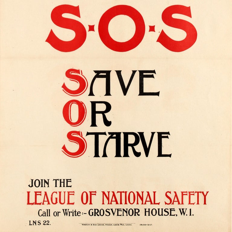 Propaganda Ww1 Food