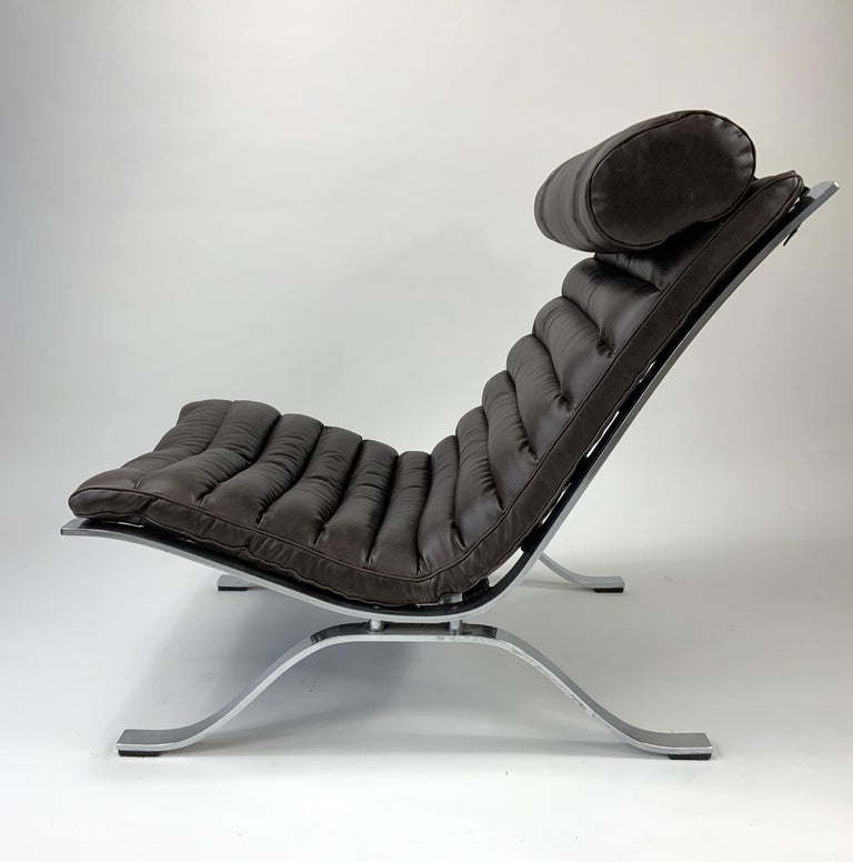 Original Arne Norell “Ari” Lounge Chair and Ottoman For Sale at 1stDibs