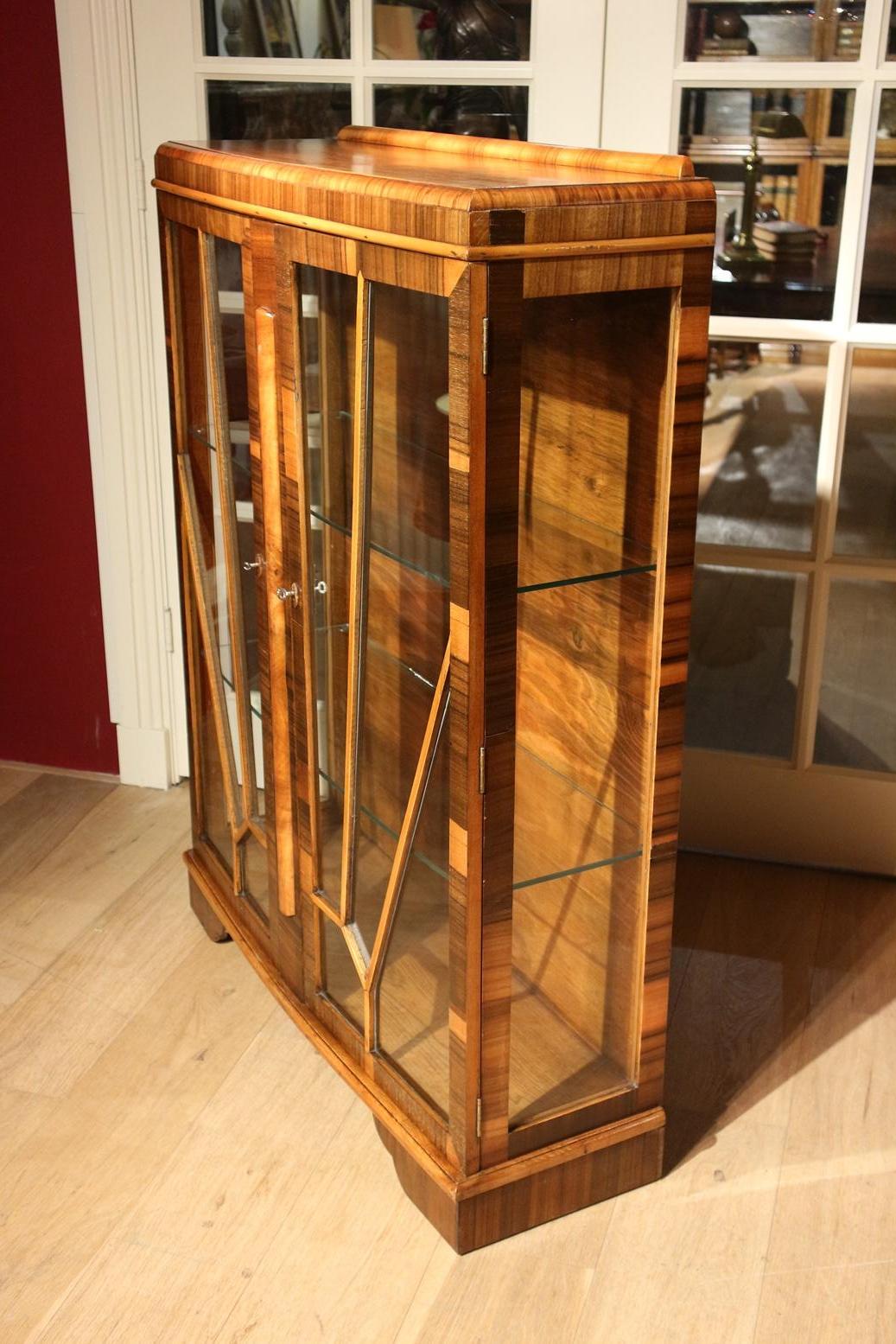 Original Art Deco Display Cabinet at 1stDibs | art deco display case