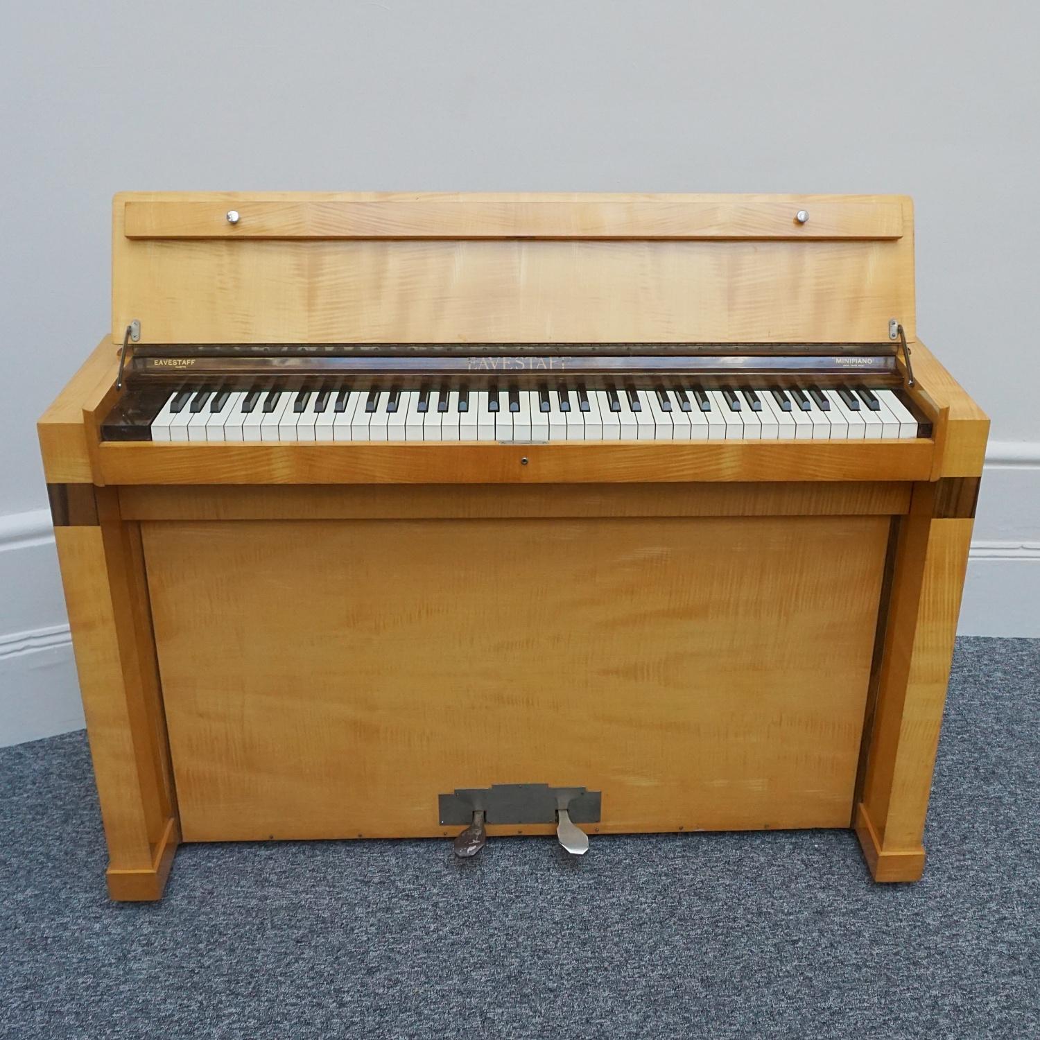 Original Art Deco Upright Piano by Eavestaff Circa 1935 at 1stDibs