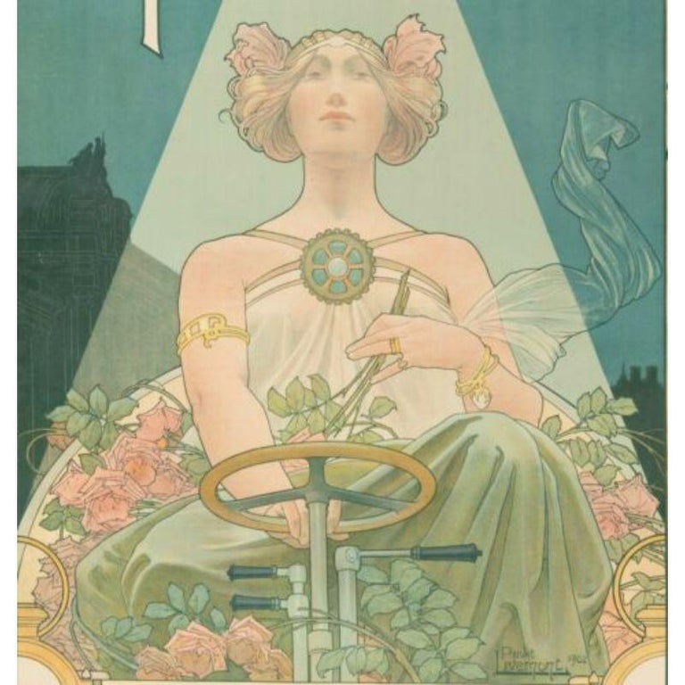 Original Art Nouveau Poster-Privat Livemont-Automobile Cycle Sports ...