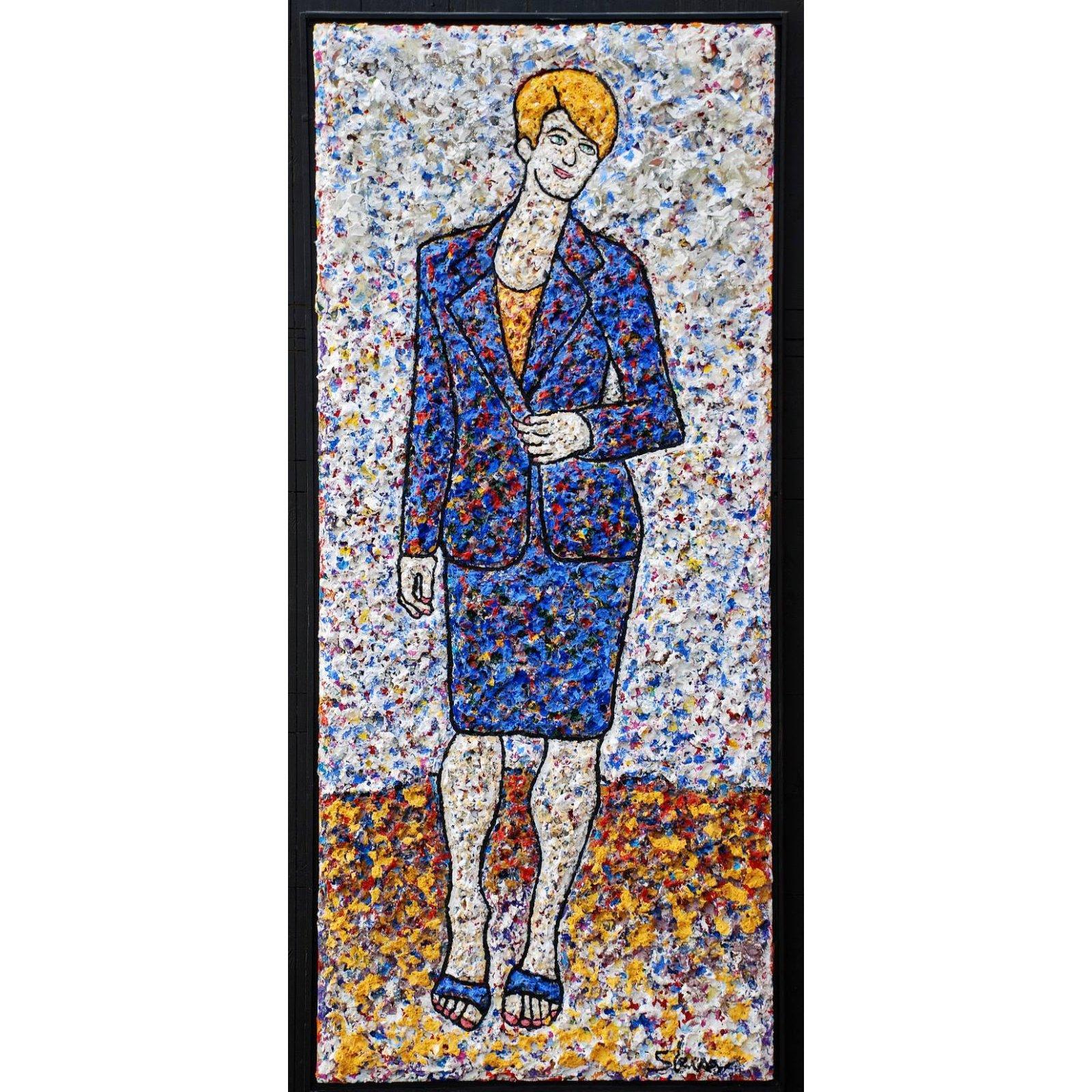 Original Artwork Glass Ceiling By Steven Jay Carter For Sale at 1stDibs