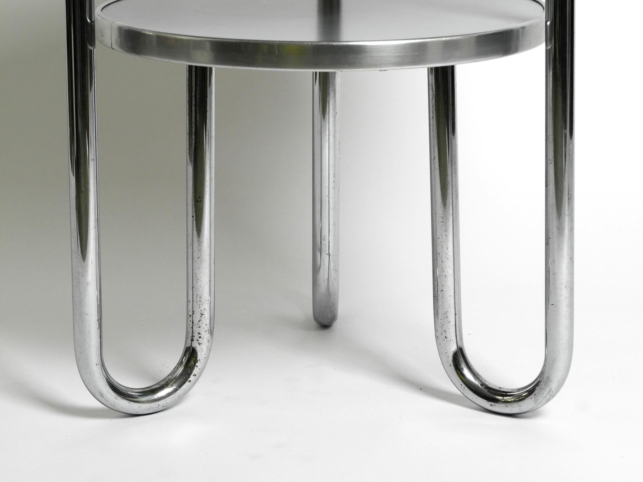 Original Blue-Grey Midcentury Mauser Tubular Steel Table in Very Good ...