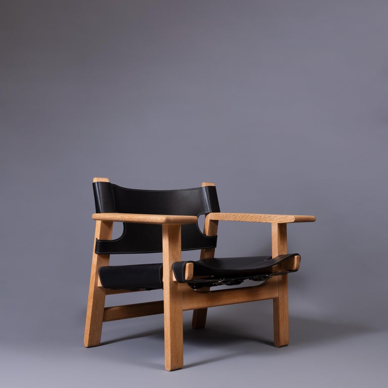 Original Borge Mogensen Spanish Chair For Sale at 1stDibs