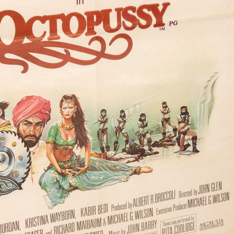 Original British 'UK' Release James Bond 007 'Octopussy' Film Poster, c.1983 at 1stDibs | james ...