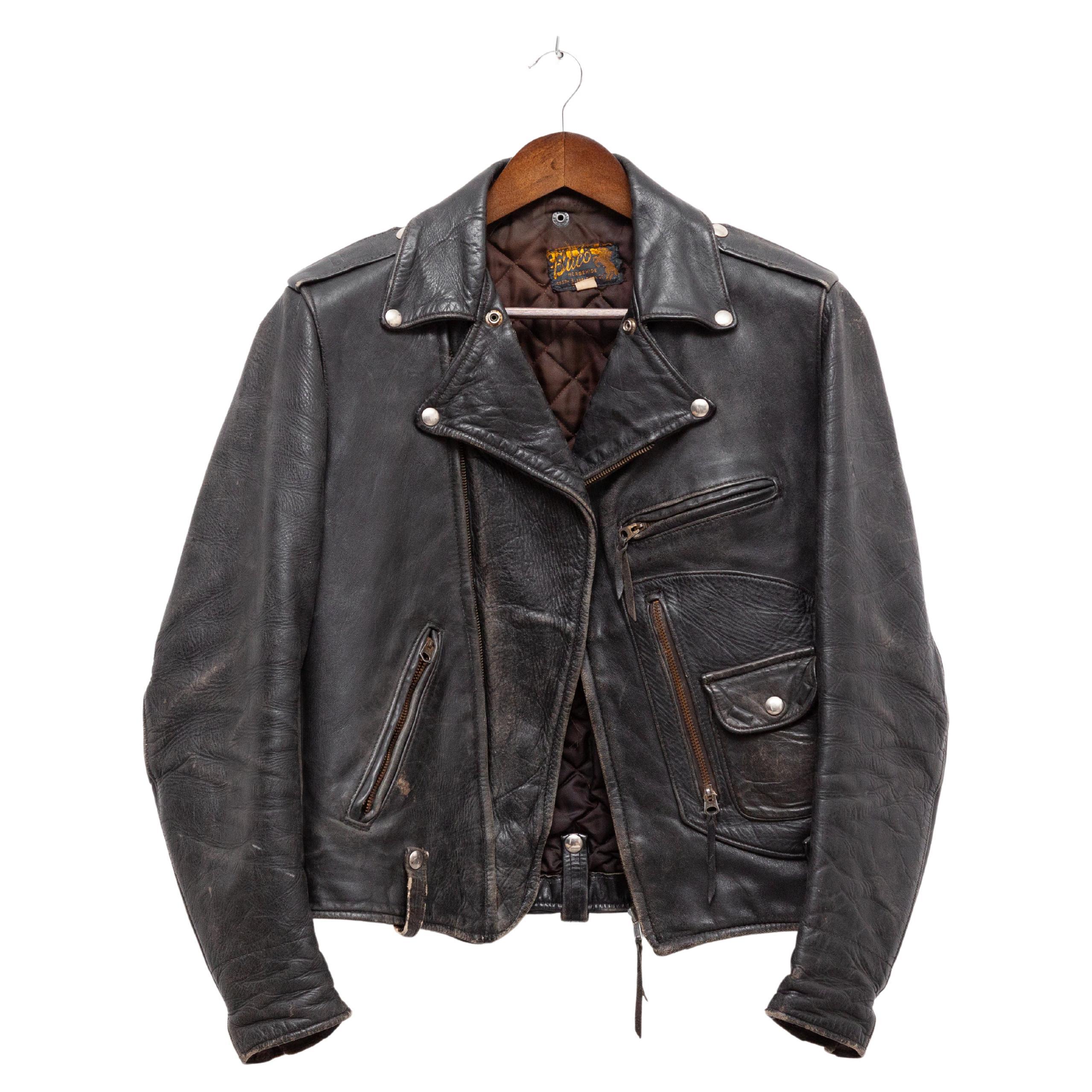 Original Buco J-24 Horsehide ‘D-Pocket’ Leather Jacket circa 1950 For ...