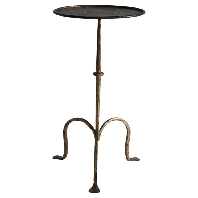 Original C.1950S Spanish Gilt Iron Martini Table For Sale at 1stDibs