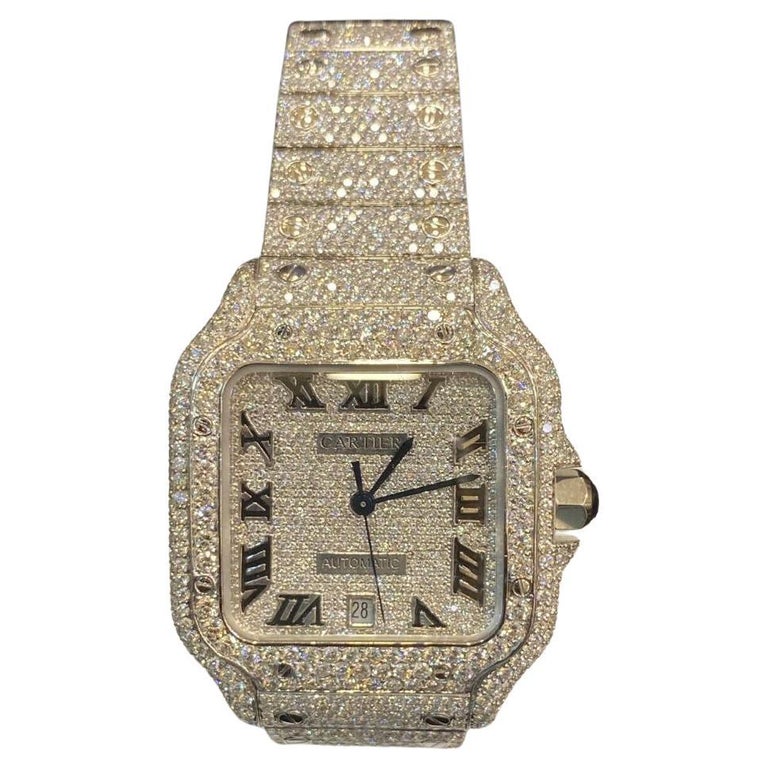 Cartier Santos Large Customized Watch - Great Gifts Club