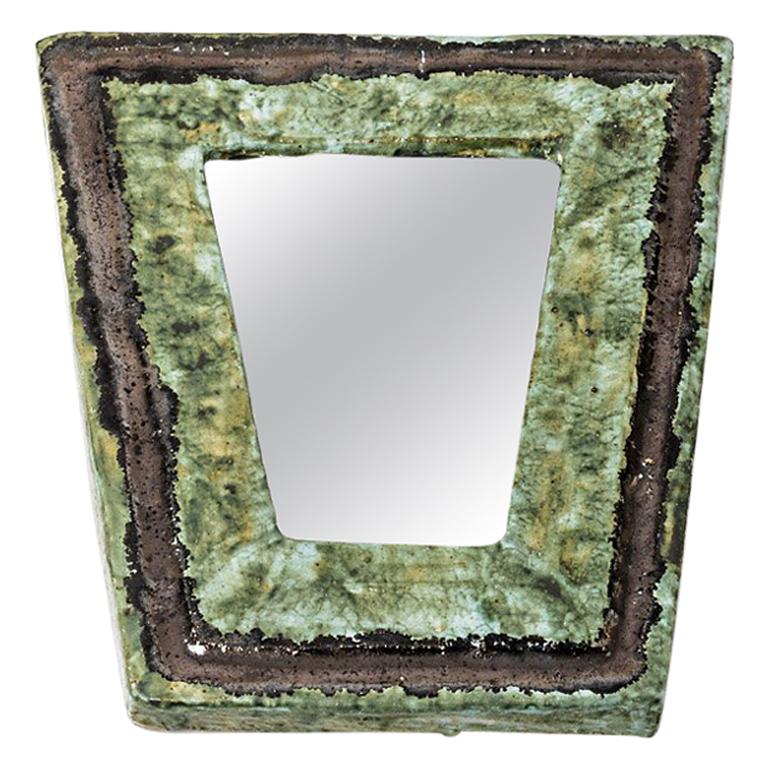 Pierre Velvet Mirror by Chiara Provasi For Sale at 1stDibs