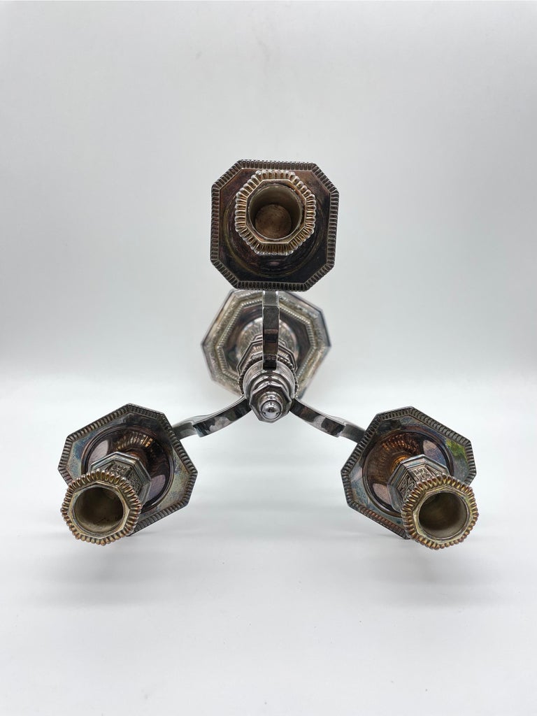 Original Christofle candlestick, silver. For Sale at 1stDibs