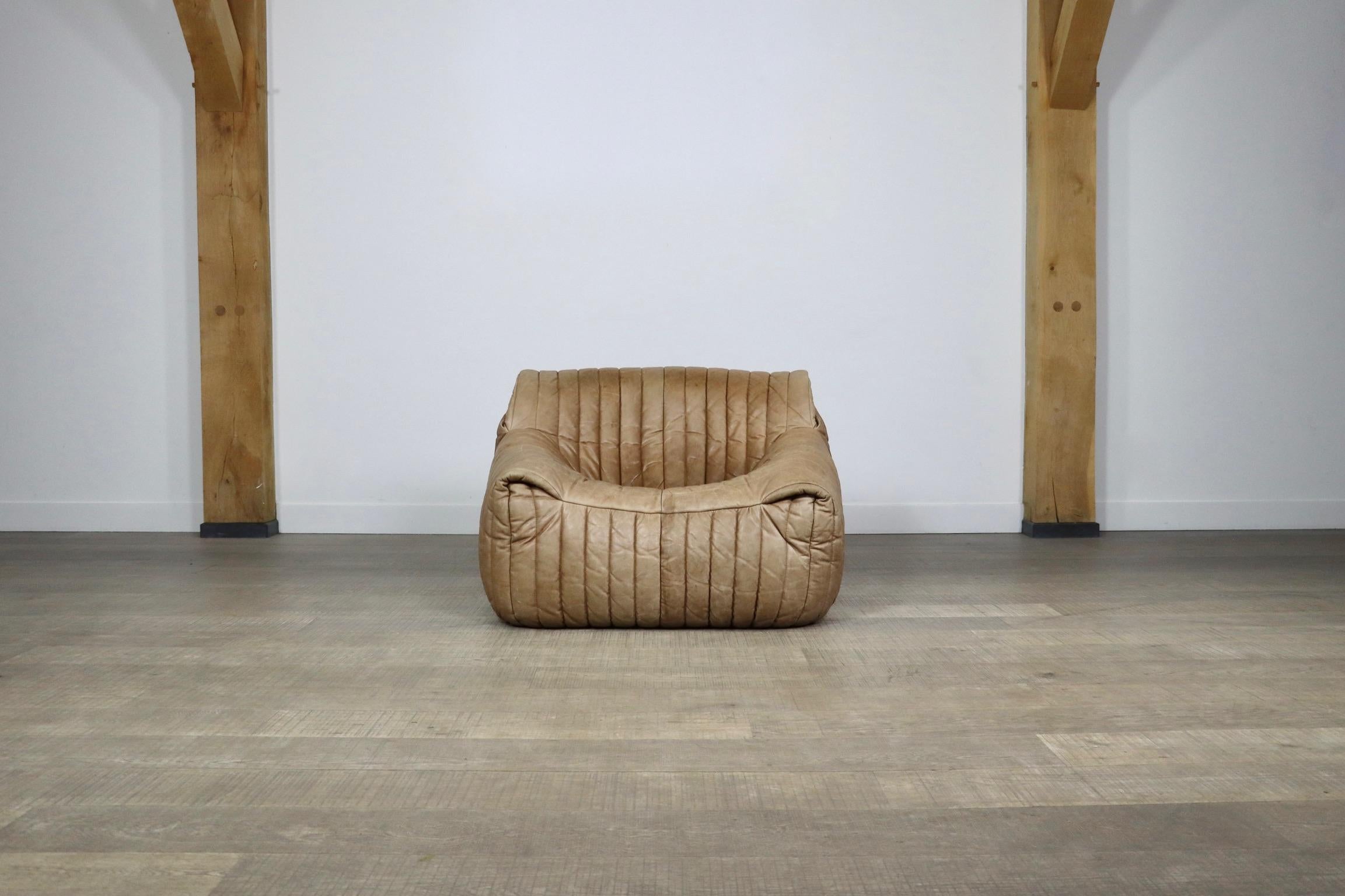 Original Cinna Sandra Lounge Chair By Annie Hieronimus, 1970s at 1stDibs
