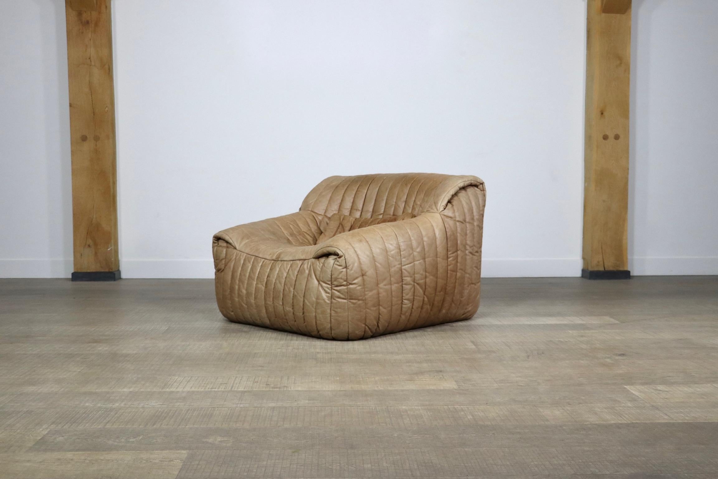 Original Cinna Sandra Lounge Chair By Annie Hieronimus, 1970s at 1stDibs