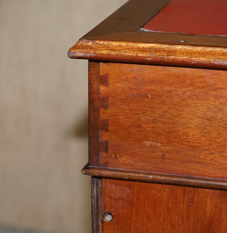 Original circa 1900 Graves and Sons Naval Military Campaign Parter Desk ...