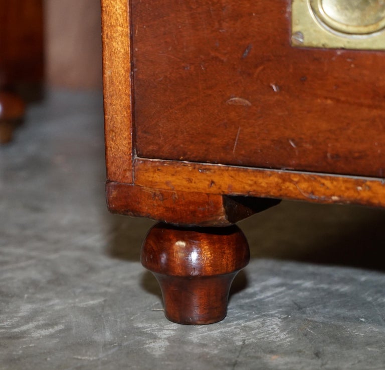 Original circa 1900 Graves and Sons Naval Military Campaign Parter Desk ...