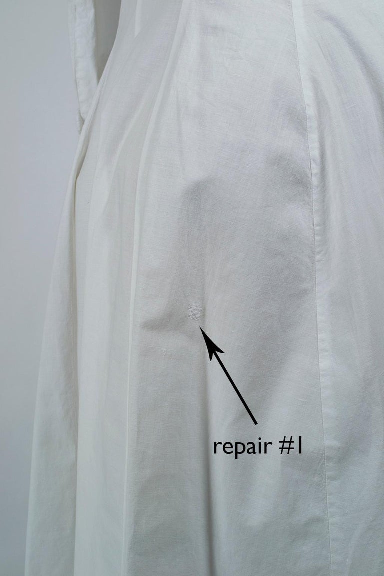 Original Civil War White Western Prairie Homesteader Shirtwaist Dress ...