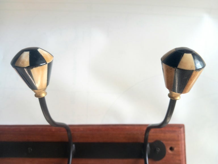 Original Coat rack for Coats and Hats with a Checkerboard Game, Spain ...