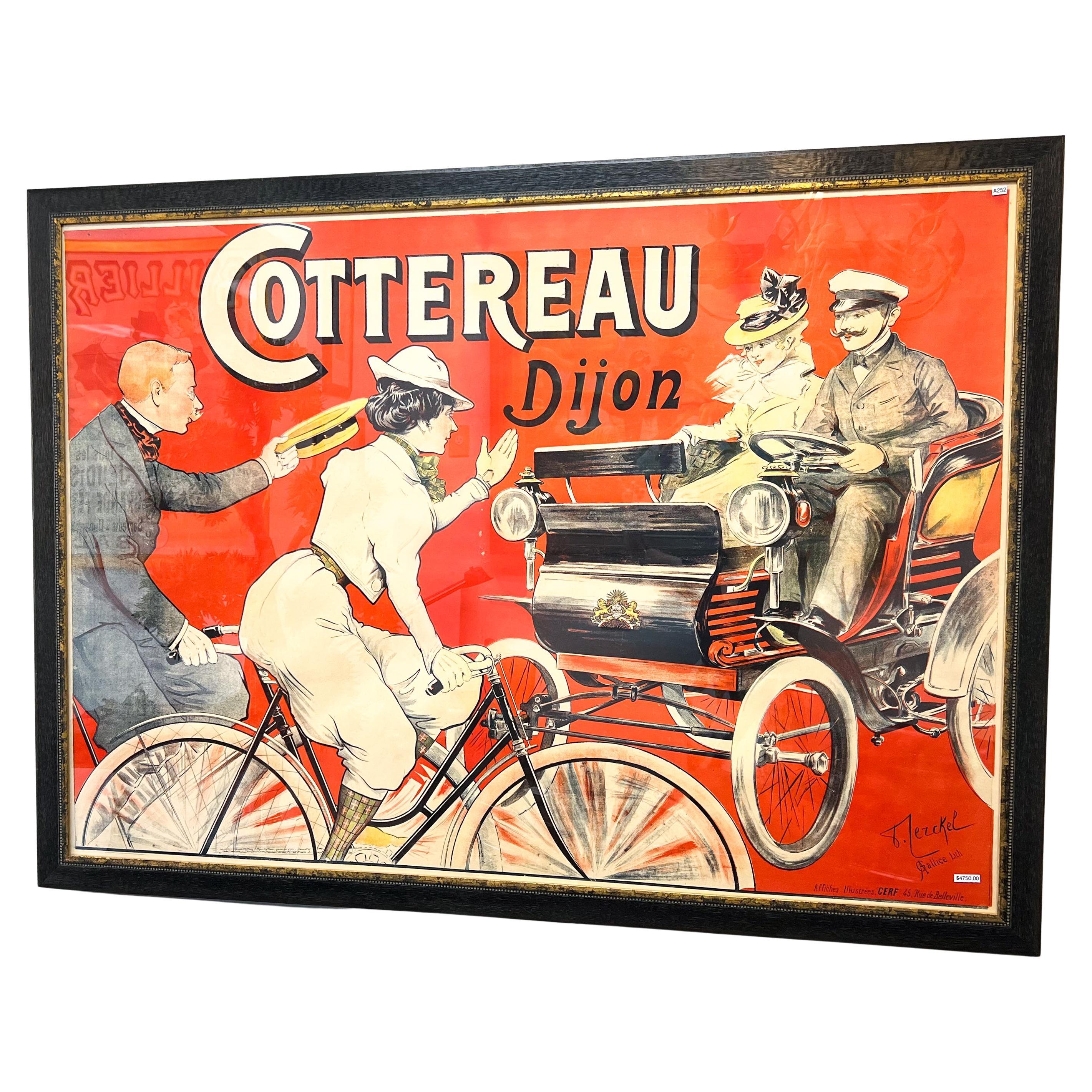 Lithographie originale en couleur des années 1900, France, « Les Amours ...