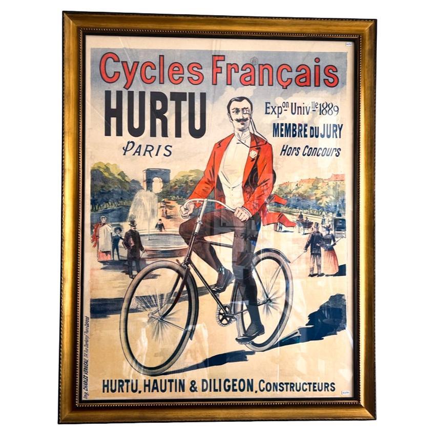 Original Color Lithograph Circa 1900s, France "Cottereau Dijon", Framed ...