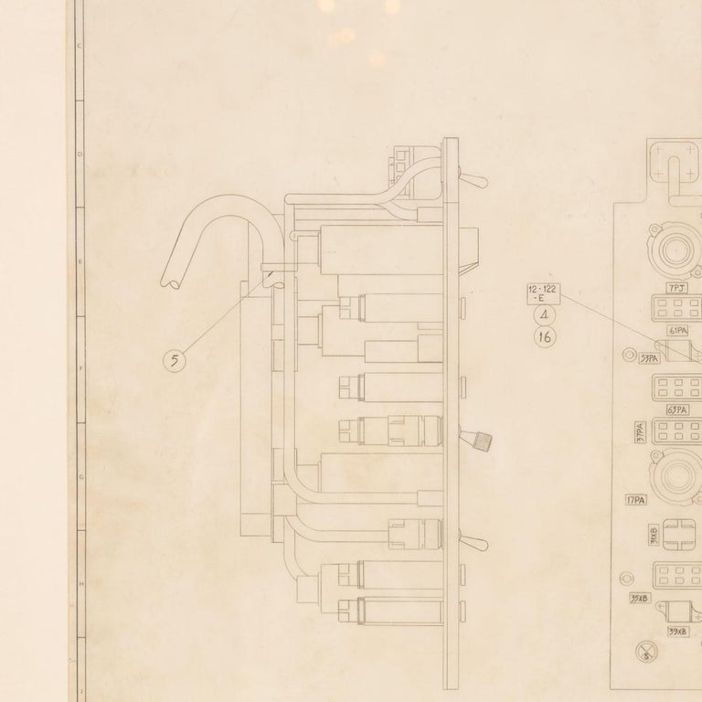Original Concorde Design Drawing, England, c. 1960 For Sale at 1stDibs