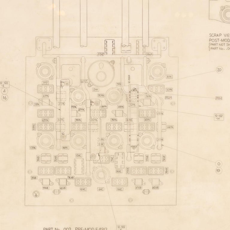 Original Concorde Design Drawing, England, c. 1960 For Sale at 1stDibs