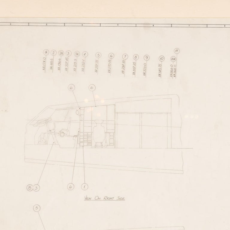 Original Concorde Design Drawing, England, c.1960 at 1stDibs | concorde ...