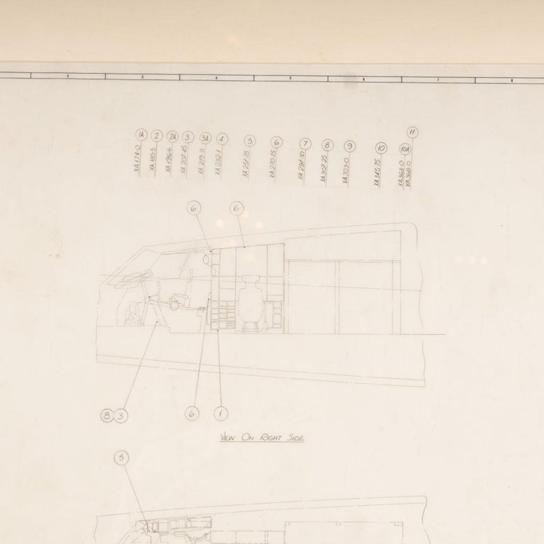 Original Concorde Design Drawing, England, c.1960 at 1stDibs | concorde ...