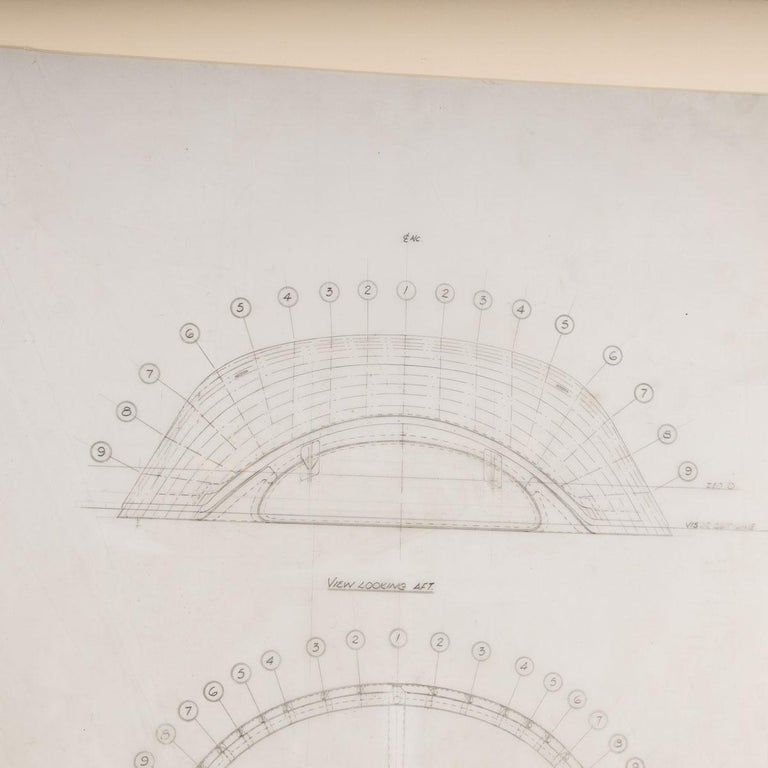Original Concorde Design Drawing, England, c.1960 at 1stDibs