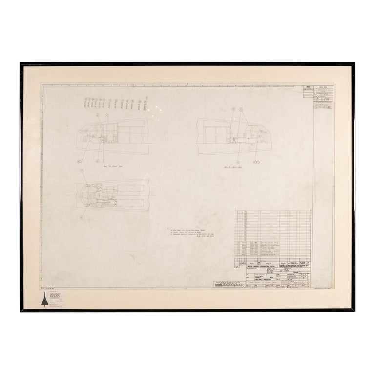 Original Concorde Design Drawing, England, c.1960 at 1stDibs | concorde ...
