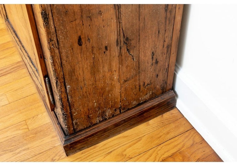 Original Condition Primitive Antique American Step Back Hutch at 1stDibs