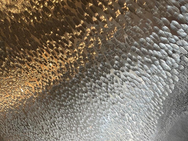 Original Dale Clark Carved and Etched Metal Wall Art at 1stDibs