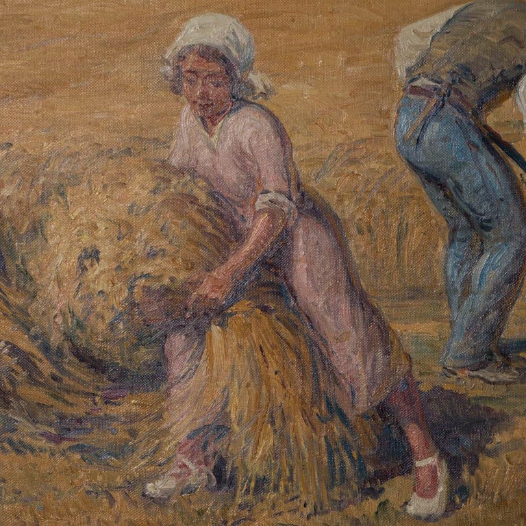 Original Danish Oil on Canvas Painting by Carl Budtz Moller at 1stDibs