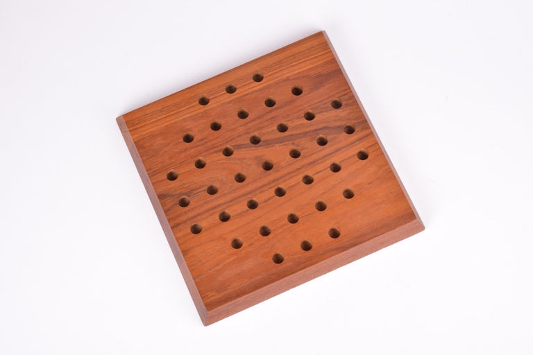 Original Danish Piet Hein "Solitaire" Teak Board Game Complete Set ...