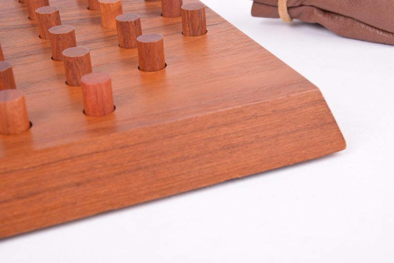 Original Danish Piet Hein "Solitaire" Teak Board Game Complete Set ...
