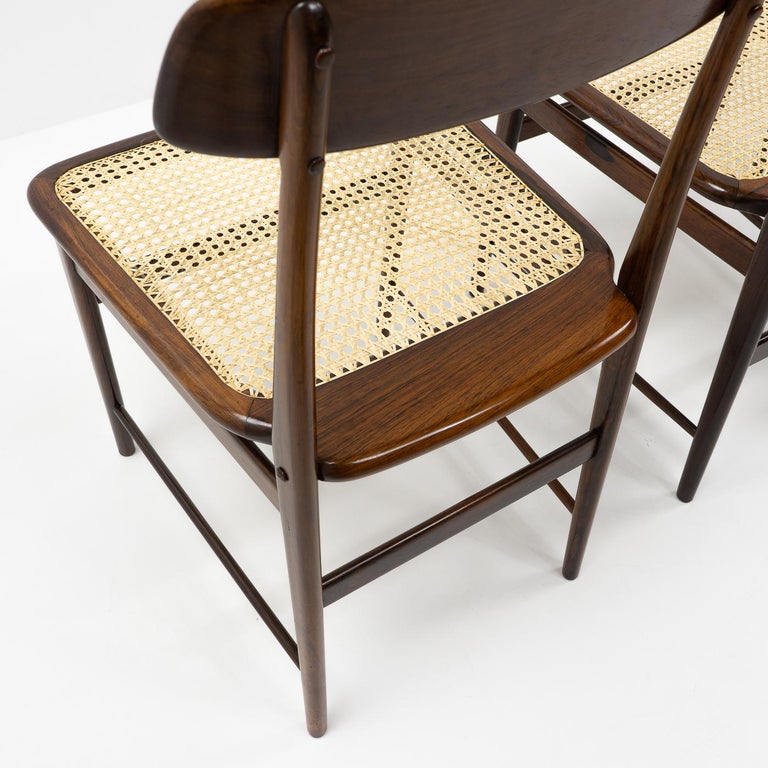 Original Design Sergio Rodrigues, Lucio Chairs for OCA Brazil, 1950s ...