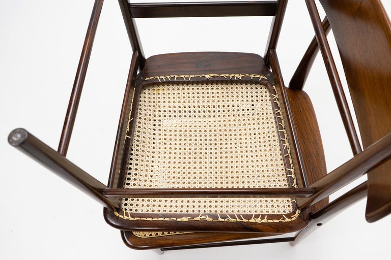 Original Design Sergio Rodrigues, Lucio Chairs for OCA Brazil, 1950s ...