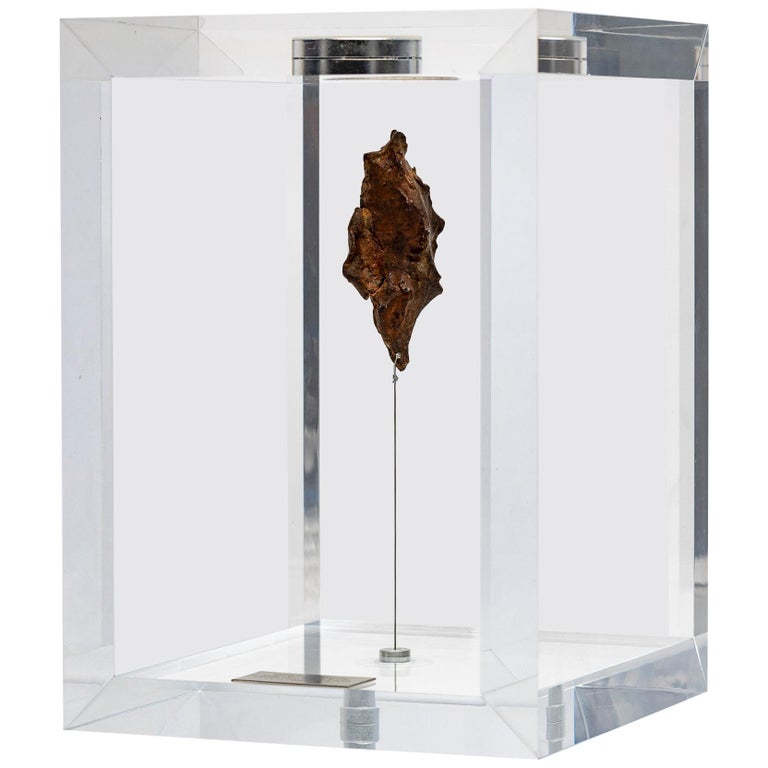 Original Design, Space Box, Egyptian Gebel Kamil Meteorite in Acrylic ...