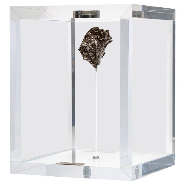 Original Design, Space Box, Russian Sikhote Alin Meteorite in Acrylic ...