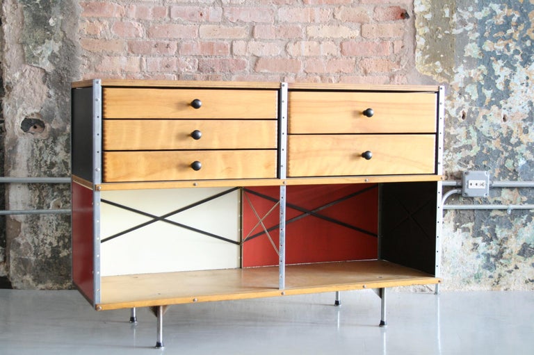 Original Eames 2nd Generation ESU 'Eames Storage Unit' Herman Miller at ...