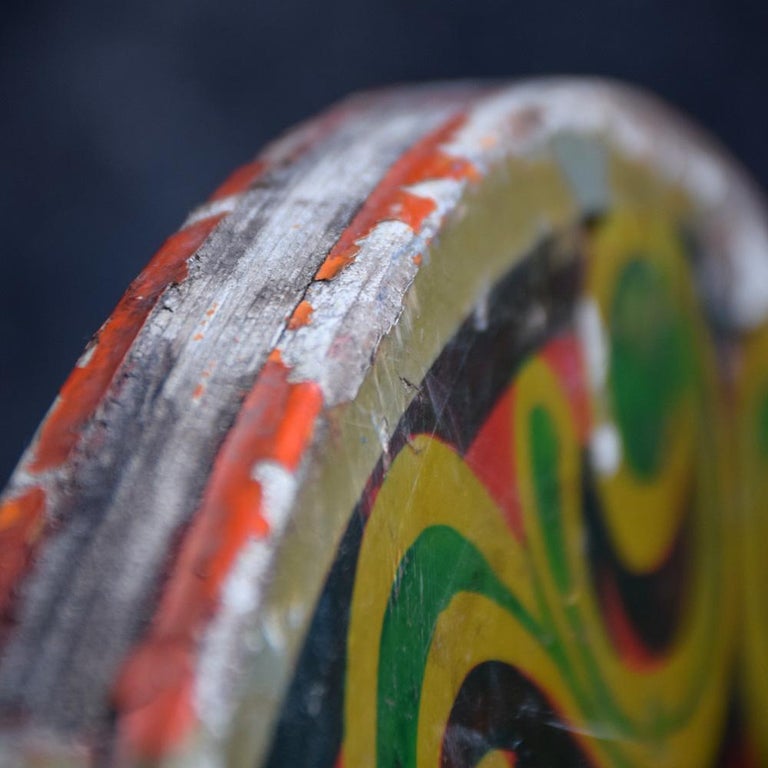 Original English Hand Painted Wooden Vintage Fairground Dodgems Sign at ...