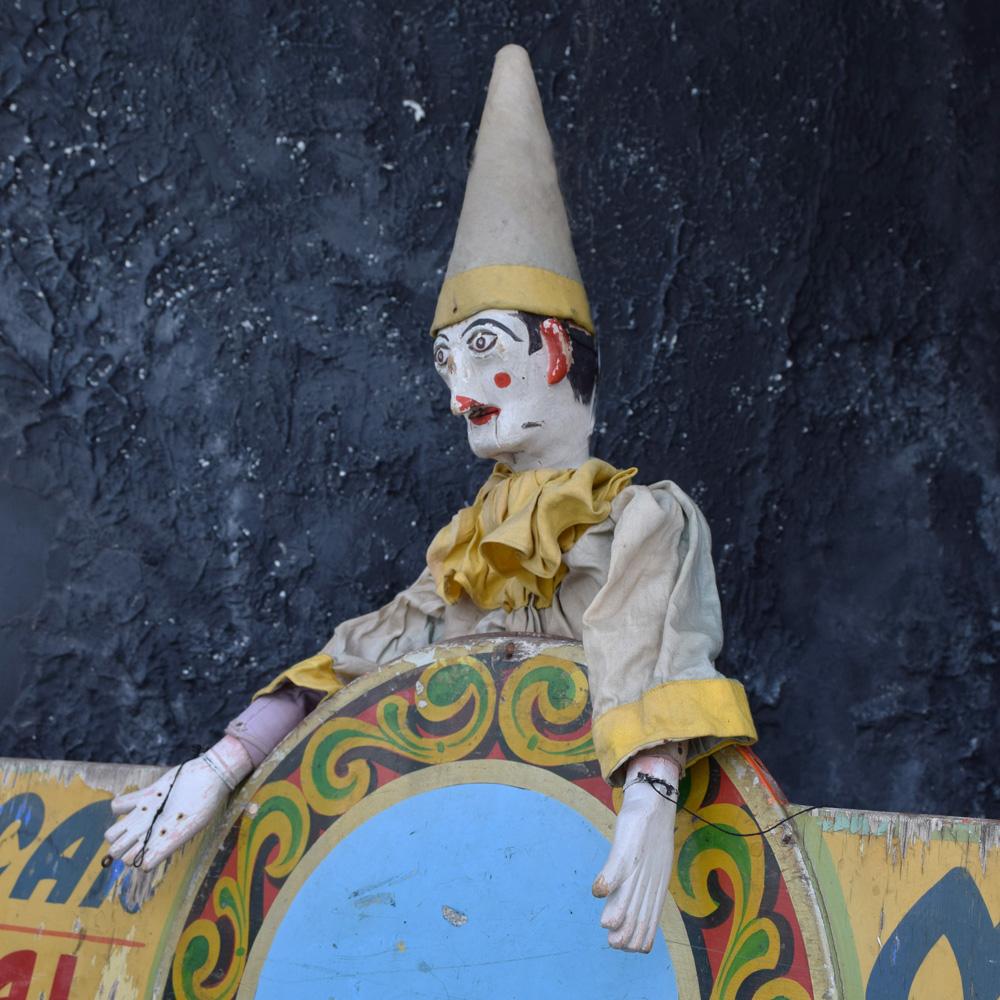 Original English Hand Painted Wooden Vintage Fairground Dodgems Sign at ...