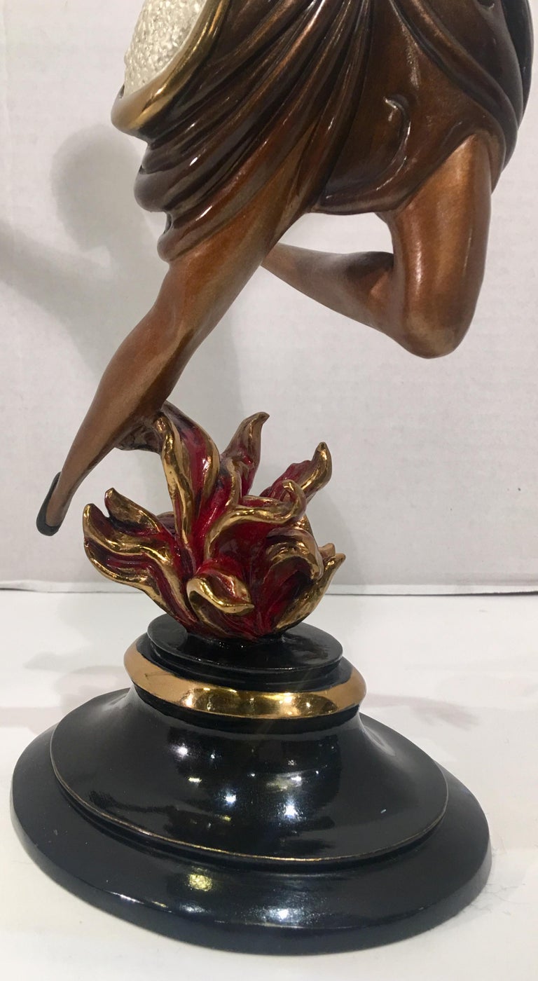 Original Erte Bronze "La Danseuse" Limited Edition Art Deco Style ...