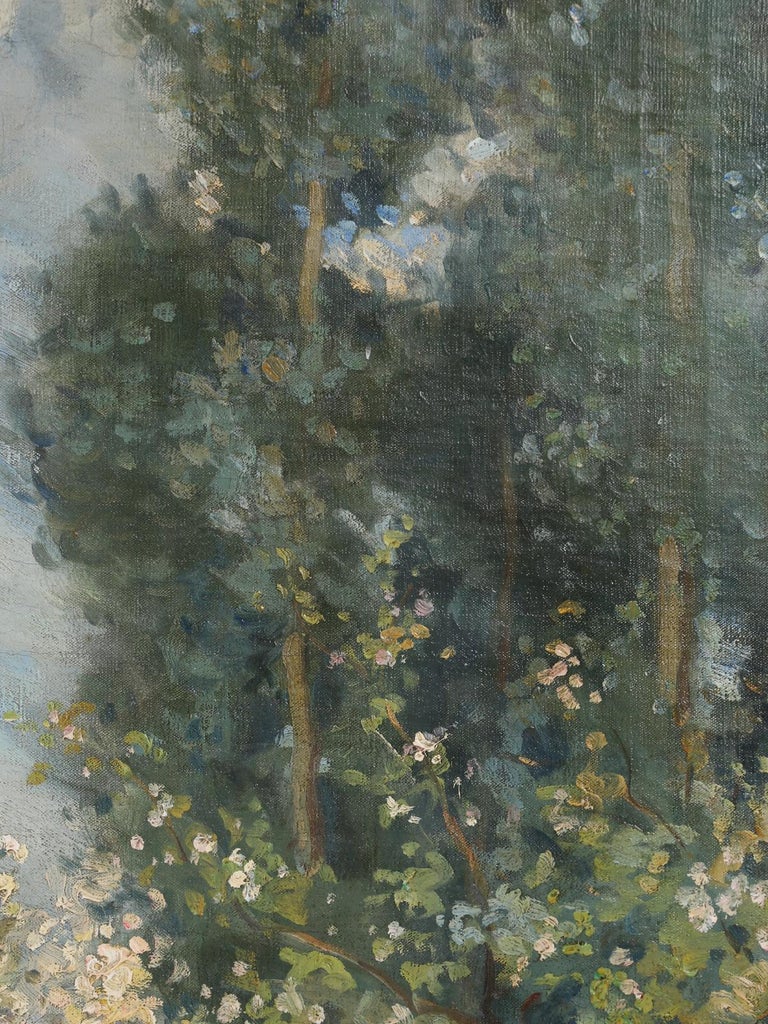 Original European Impressionist Oil Painting, circa 1900-1920 For Sale ...