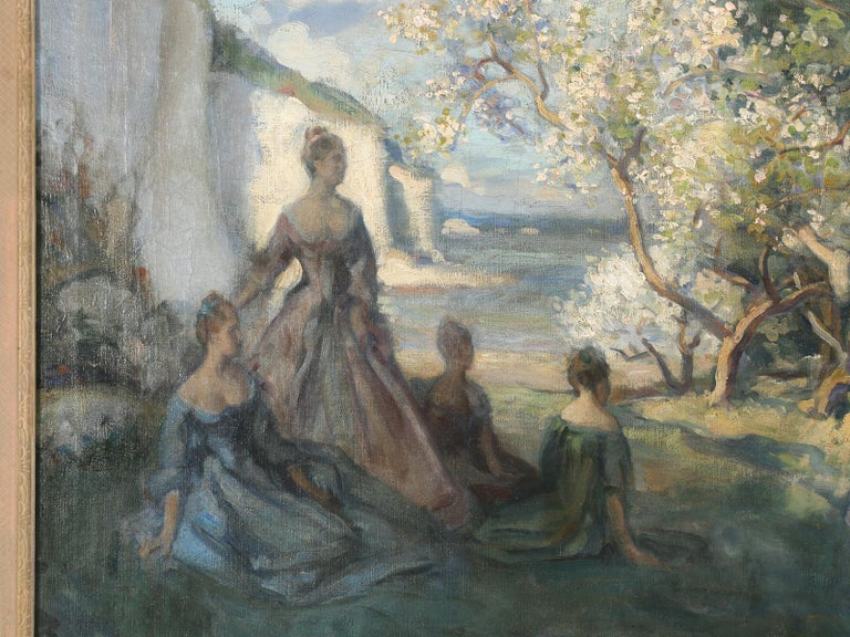 Original European Impressionist Oil Painting, circa 1900-1920 For Sale ...
