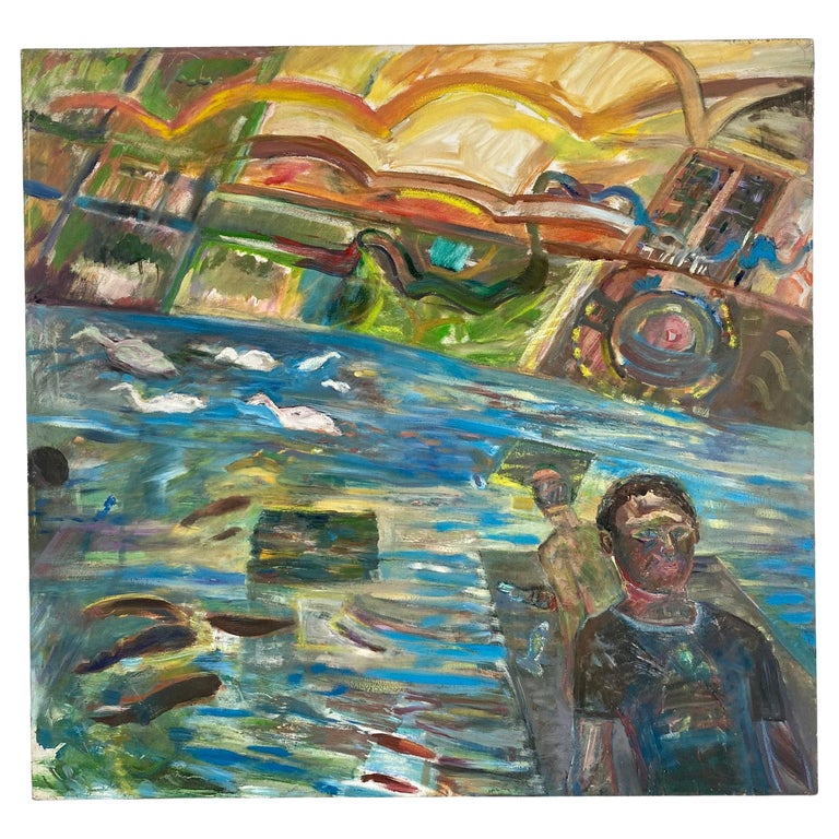 Original Figurative Abstract Painting by Warren Fischer For Sale at 1stDibs