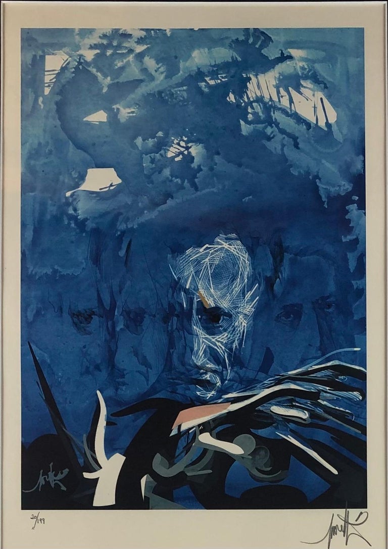 Original Framed Lithograph by Raymond Moretti, Signed and Numbered at ...