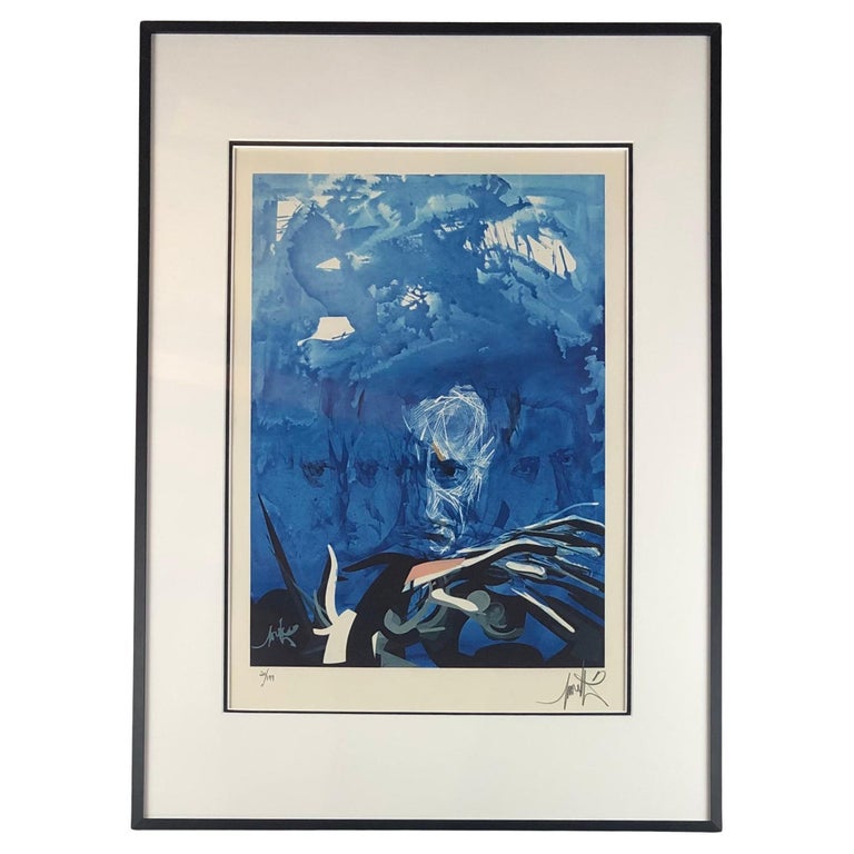 Original Framed Lithograph by Raymond Moretti, Signed and Numbered at ...