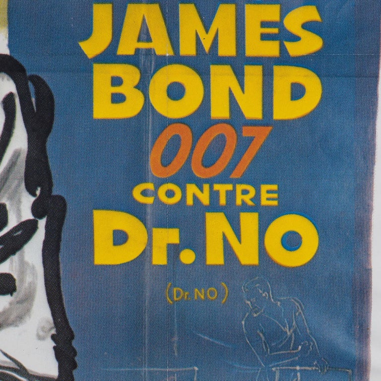 Original French Grande Release James Bond 007 Dr. NO Poster, c.1962 For ...
