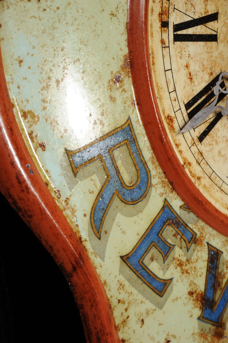 Original French Revillon Chocolate Advertising Wall Clock, Fully ...