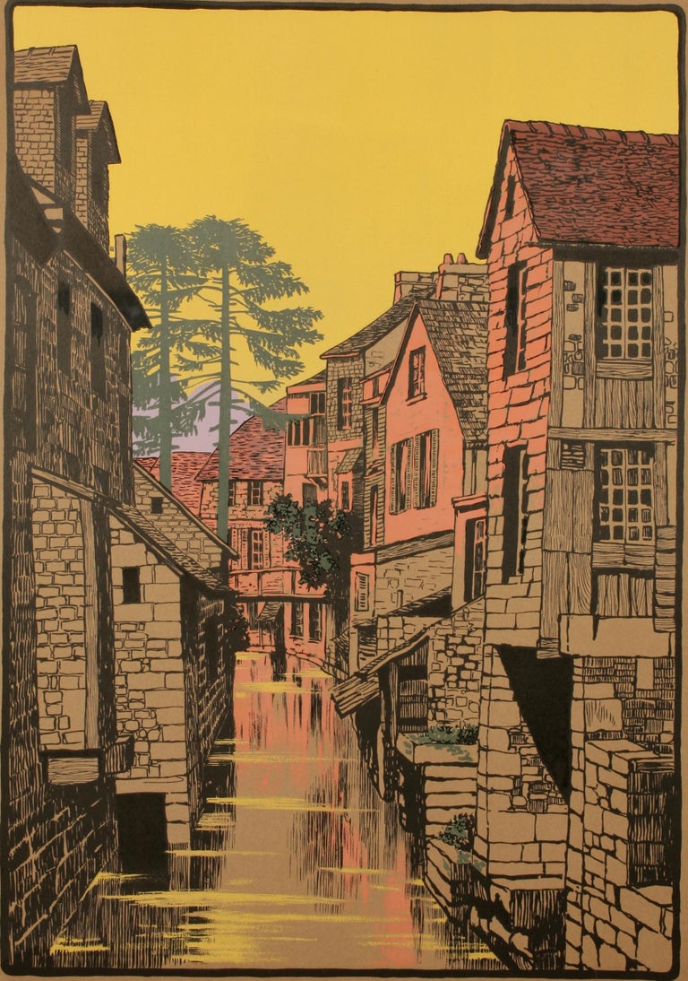Original French Vintage Travel Poster-Geo Dorival-Normandie France ...