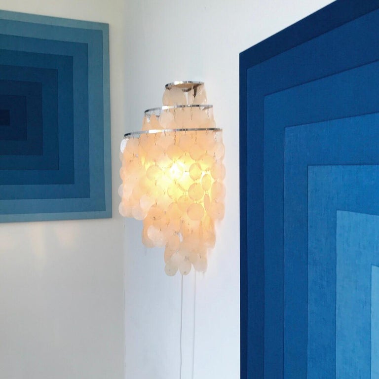 Original FUN 1MW Wall Sconces by Verner Panton for Lüber, Switzerland ...